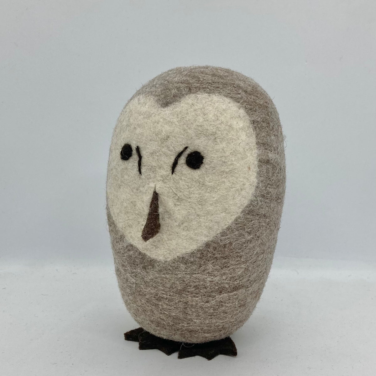 Natural Wool Owl – Flock